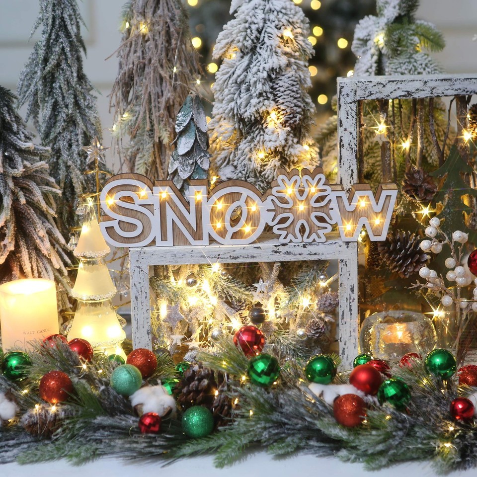 64-Pack Mini Christmas Ball Ornaments with Strings, 30mm/1.18-Inch ...