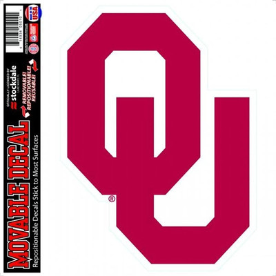 University of Oklahoma Sooners 12 Inch Decal Sticker, Shape Cut, Flat ...