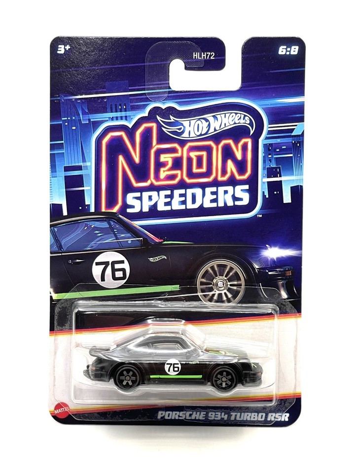 Hot Wheels Neon Speeders Porsche 934 Turbo RSR SUPER CUSTOM WHEEL SWAP ...