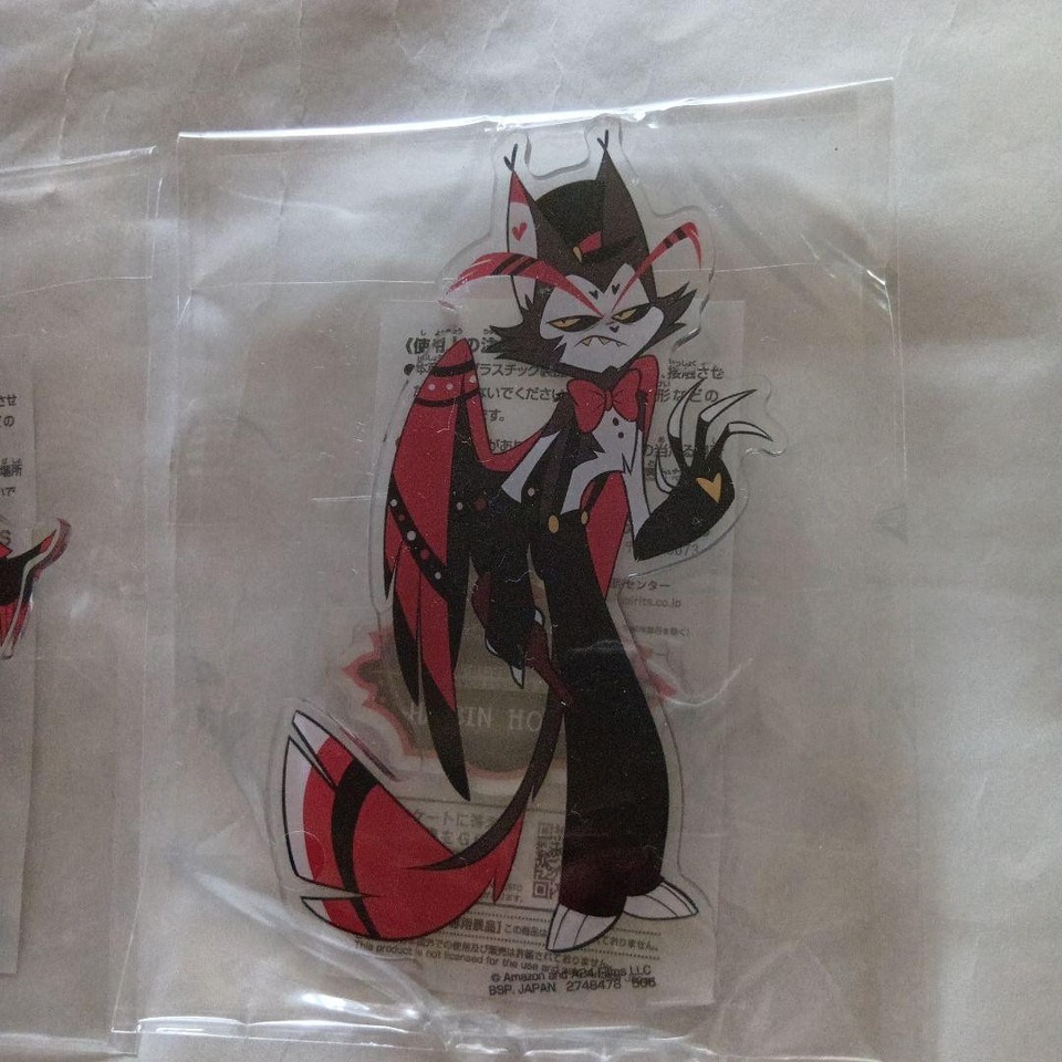 Hazbin Hotel Acrylic Plate with Stand Alastor Husk Unused Set of 2 | eBay