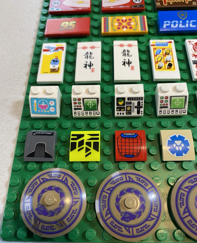 Genuine Lego Parts sticker/printed tiles & bricks ***STOCK CLEARANCE ...