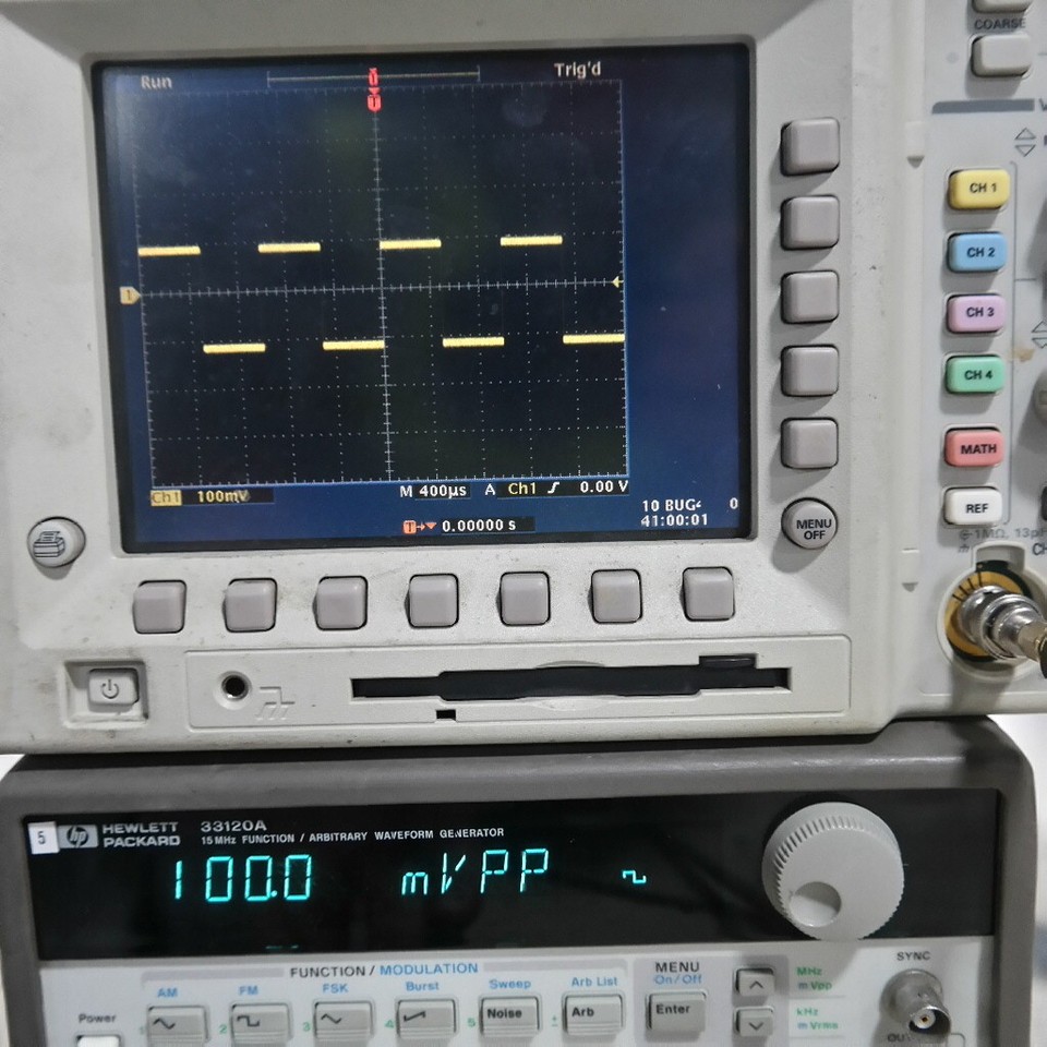 HP Hewlett Packard 33120A 15 MHz Function/Arbitrary Waveform Generator ...