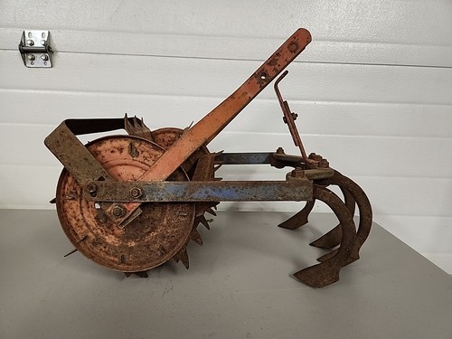 Vintage Hand Push Garden Cultivator Tiller Rotary Hoe | eBay