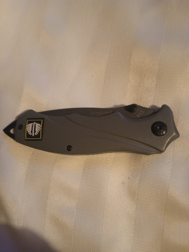 Strider Knife Battleship Grey With Logo | eBay