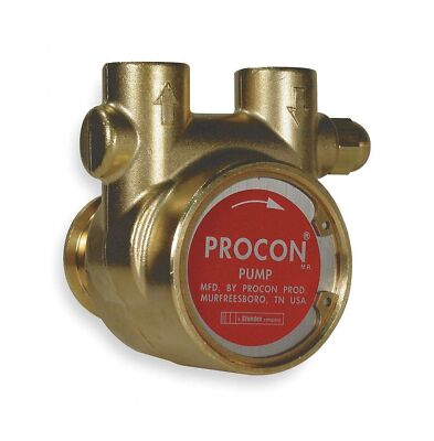 Procon 1/2" Brass Rotary Vane Pump, 260 Max. Flow (GPH) - 114B240F11BA 250 | eBay