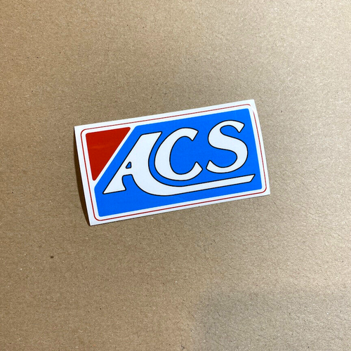 2x ACS BMX Blue Sticker Decal Hutch Haro Dyno Redline GT SE Skyway ...