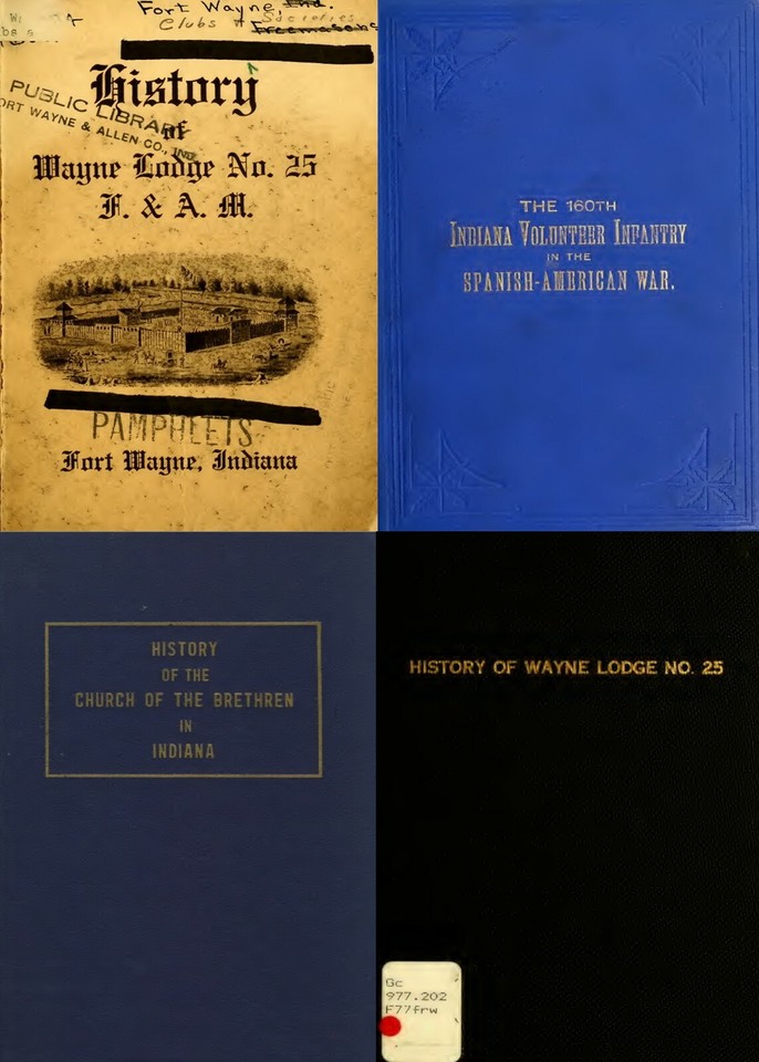 106 Indiana History Genealogy Ancestry Family Records Old Rare Books V ...
