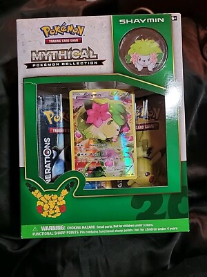 Pokemon 20th Anniversary Mythical Pokemon Collection - Shaymin Pin Box ...