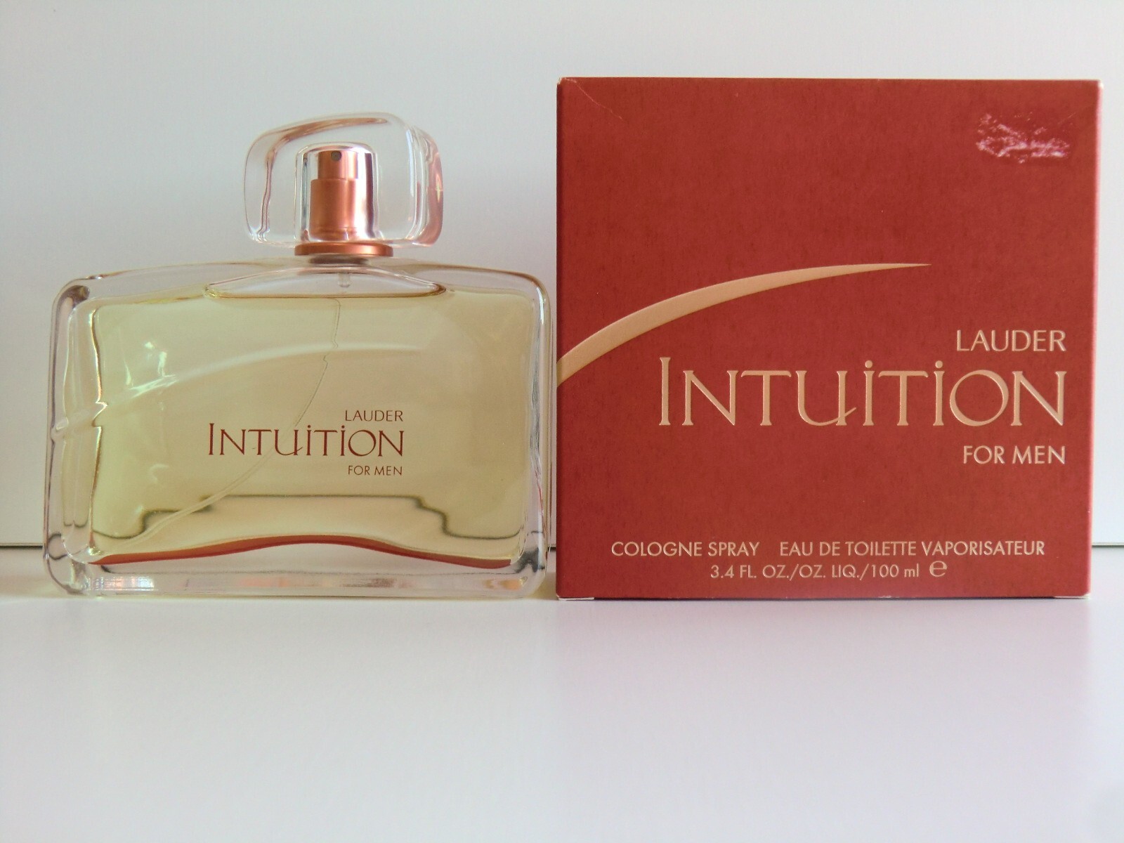 Estee Lauder INTUITION For Men Cologne Spray EDT 100ml - 3.4 Oz NIB ...
