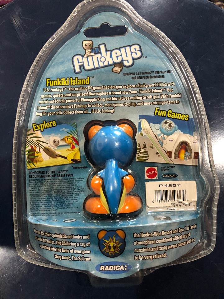 2007 Mattel Radica UB Funkeys Funkiki Island Sol Game Toy M5537 | eBay
