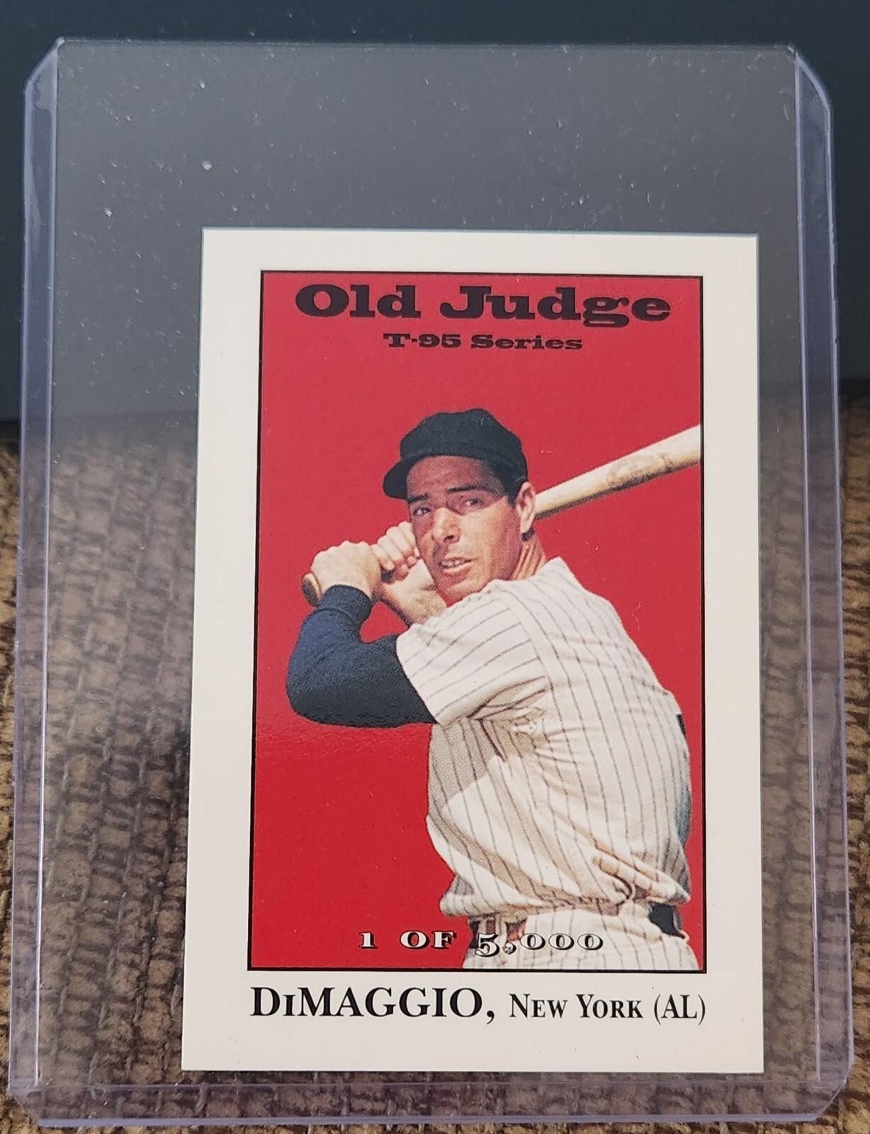 1995 Signature Rookies Baseball Joe DiMaggio Old Judge T-95 Series Card ...