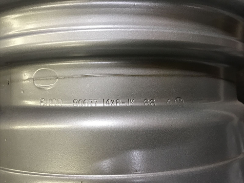 1964-1968 Pontiac GTO Set Rally I Wheels 14 X 6 Part # 90677 for sale ...