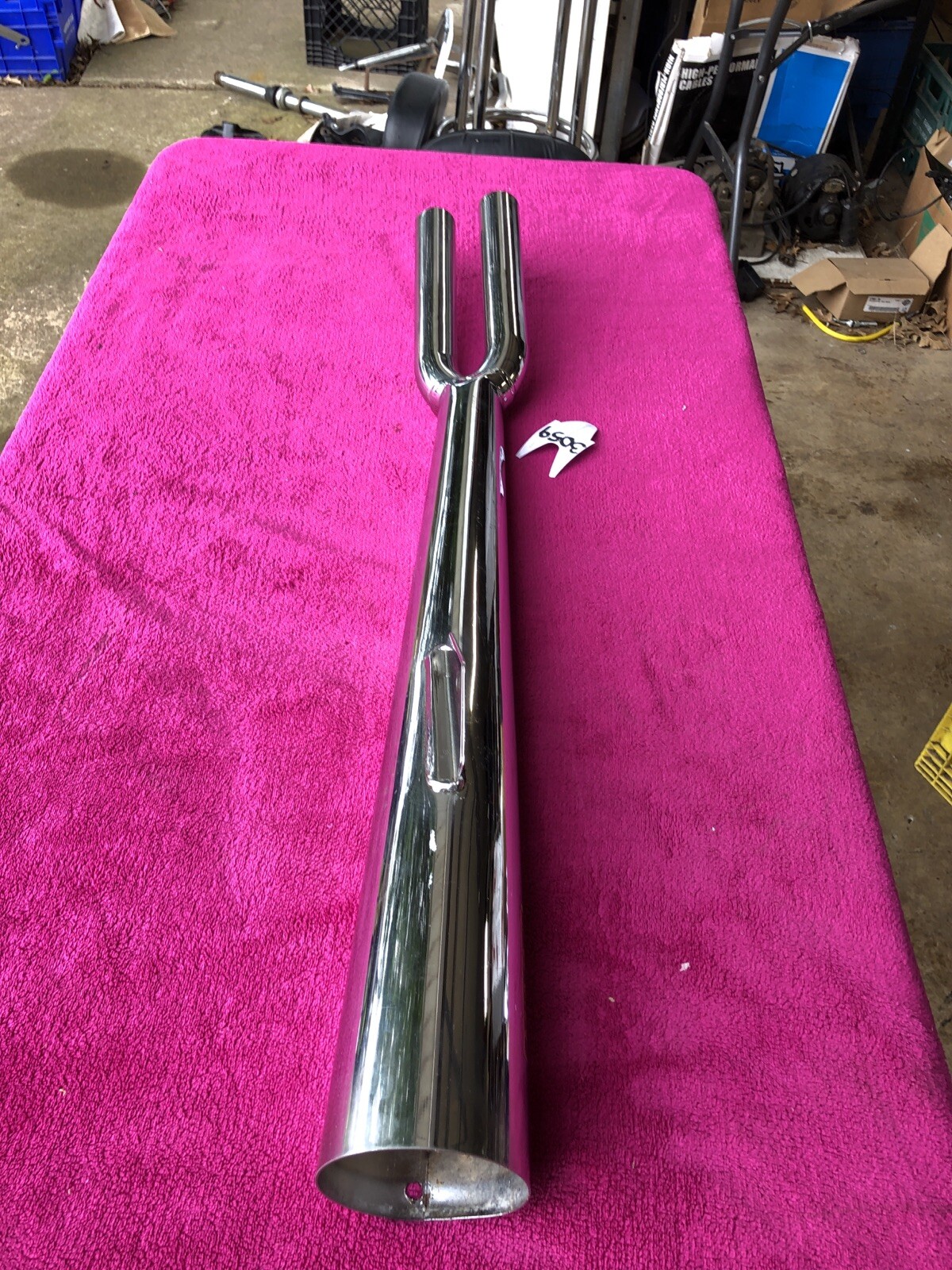 Mac Exhaust 2-1 4-2 4 Into 2 1 Collector Harley Chopper Y Pipe Merge ...