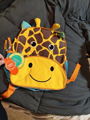 Bright Yellow & Brown Toddler Giraffe Critter Backpack, 12 inch Bag | eBay