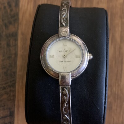 Anne Klein 10/5253 Y121E Silver Tone Quartz Ladies Watch 6.75 “ New ...