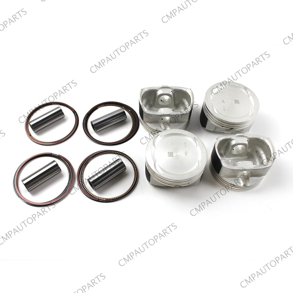 G4KE 2.4L Engine Pistons Rings Kit & Connect Rod For Hyundai Sonata Kia ...