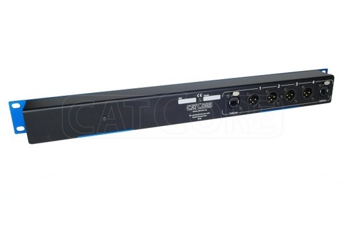 CatCore RSS-3F3M * 2x 4 XLR / CAT * Rackbox 19" * Cat-Multicore ...