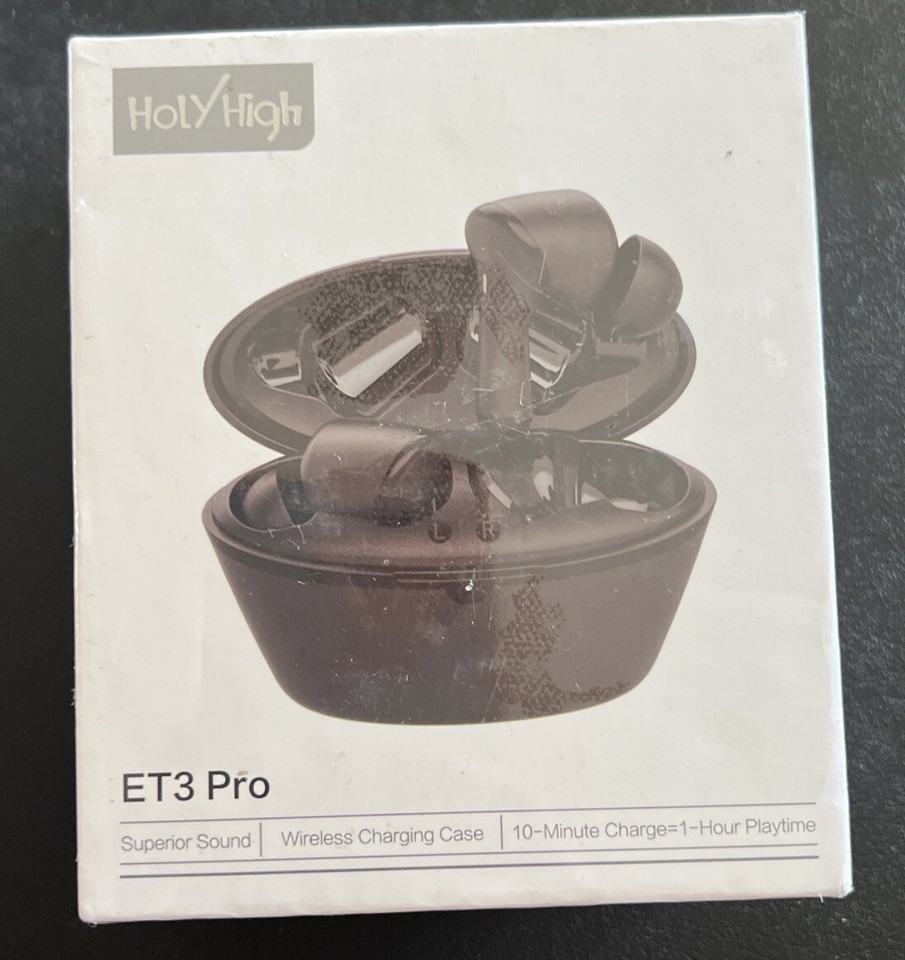 Holy High Wireless Black Headphones ET3 Pro Sealed | eBay