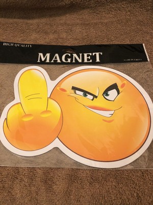 Smiley Face Flipping You Off