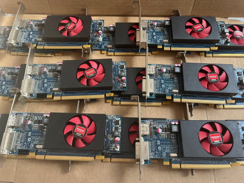 Lot of 15x Graphics Card J53GJ AMD Radeon HD 8490 1GB DDR3 Full Height ...