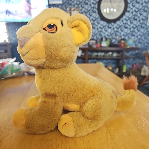 Disney Simba Plush The Lion King 8" Sitting Stuffed Animal Toy Vintage ...