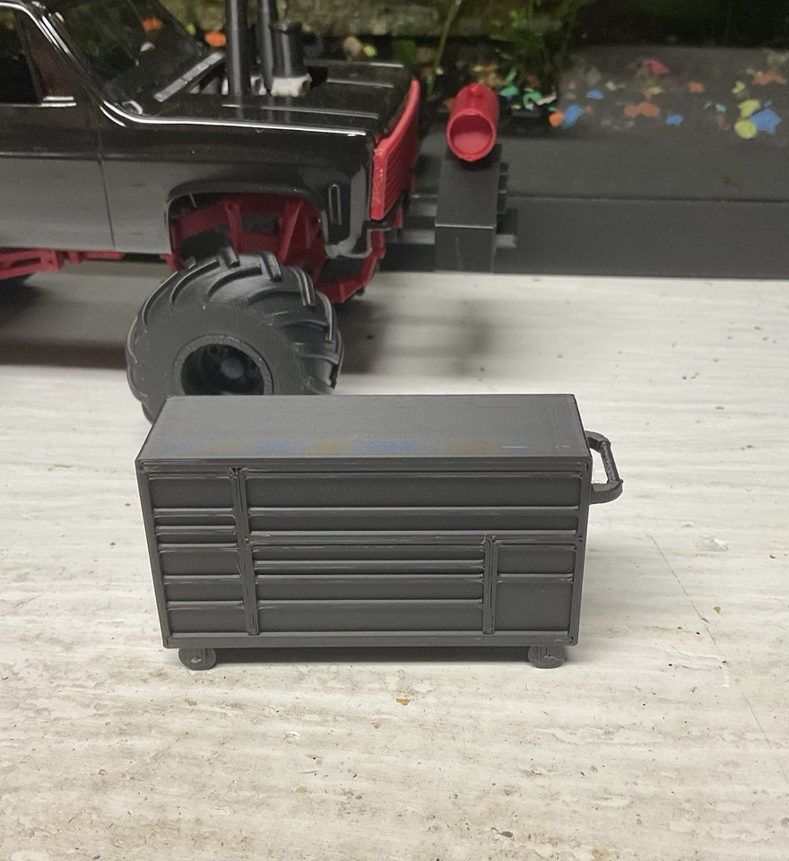 1/25 Scale 72" US General Tool Box - 3D Printed Garage Diorama ...