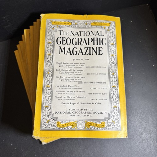 National Geographic 1948 [Book 261] | eBay