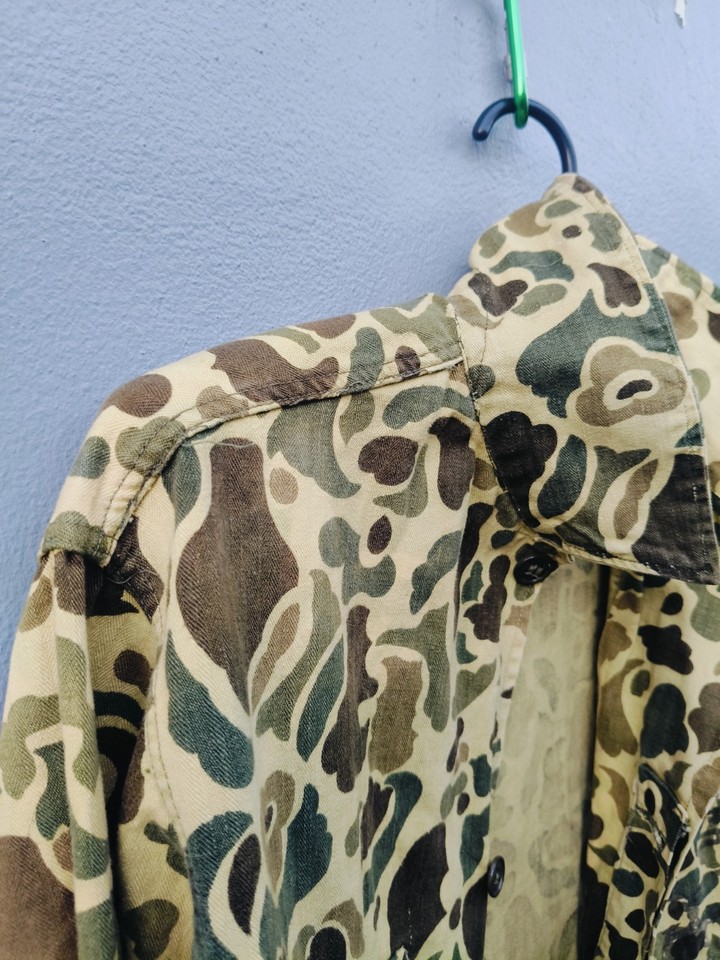 Vietnam War ROKMC South Korean Duck Hunter Camo HBT Shirt Jacket | eBay