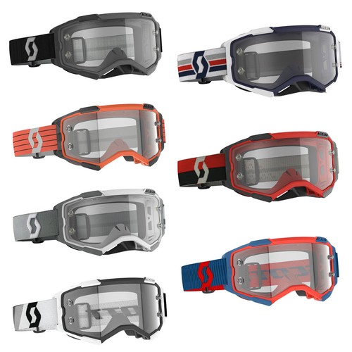 SCOTT USA MOTORCYCLE OFFROAD DIRTBIKE MX ATV FURY CLEAR LENS GOGGLES | eBay