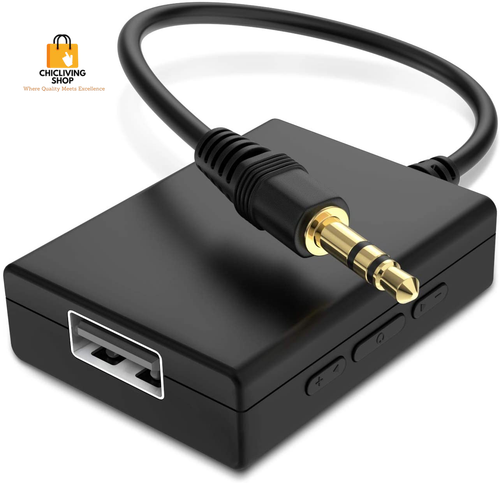 ANDTOBO USB to Aux Audio Adapter 3.5mm Male to USB Female for Music ...