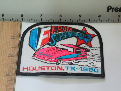 Fram Super Nationals 1990 NHRA Drag Racing Patch | eBay
