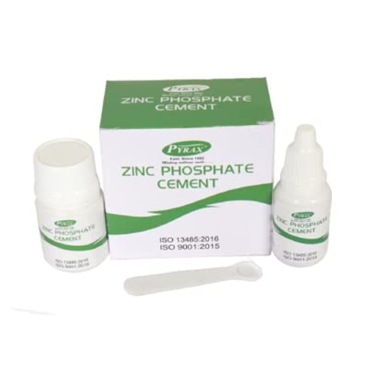 Pyrax Zinc Phosphate Cement Permanent Tooth Filling Fixation Kit 30gm ...