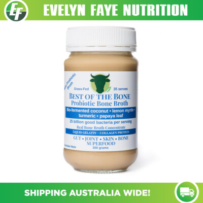 BEST OF THE BONE Probiotic Bone Broth - 375g - Coconut, Lemon Myrtle ...