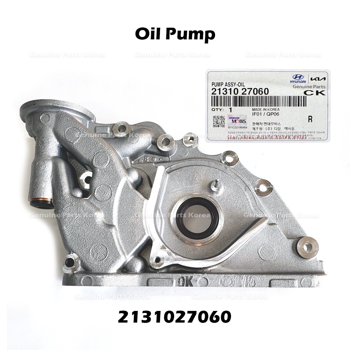 ⭐Genuine⭐ Oil Pump 2131027060 for Hyundai Tuscon Santa Fe Kia Carens ...