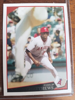 GARY MATHEWS ANGELS 2009 TOPPS BASEBALL CARD #494 | eBay
