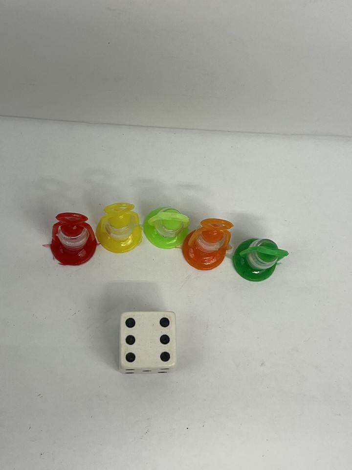 1976 Take Siding The Railroad Board Game - **5 Tokens, 1 Die ...
