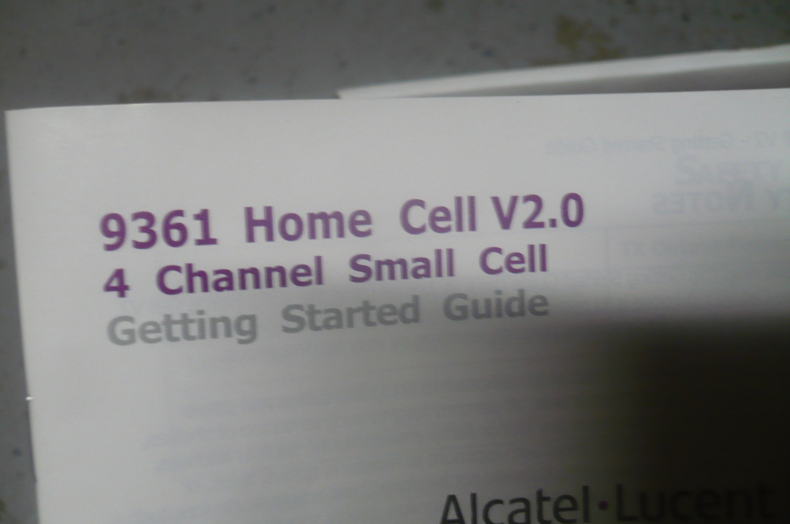 Alcatel-Lucent home Cell Signal Booster 9361 home cell 4 channel V.2 ...