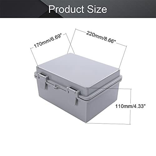 ABS Plastic Dustproof Waterproof IP67 Junction Box Universal Electrical ...