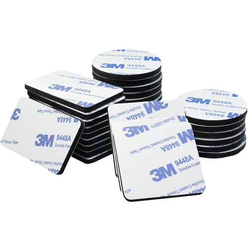 Double Sided Tape Heavy Duty, 60 Pcs of Strong Pads, Super and Extra ...
