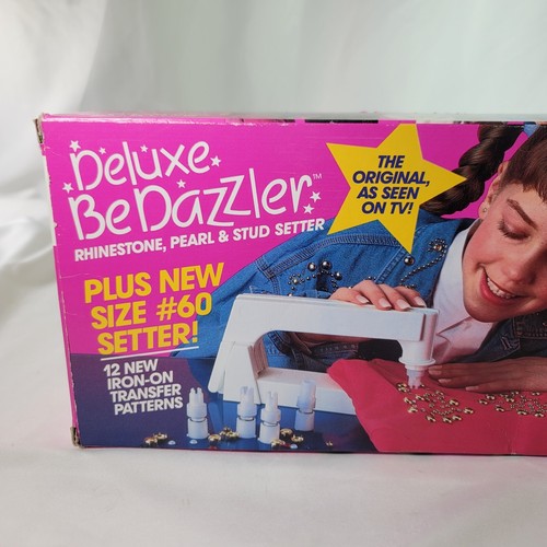 Vintage BeDazzler Rhinestone Stud Setter 90's Patterns Instructions Box ...