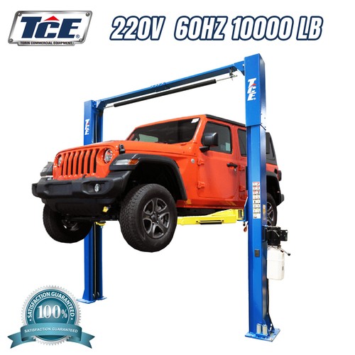 TCE 10,000 LBs 2 Post Car Lift Overhead Clear Floor Plate 200V 60Hz 3 ...