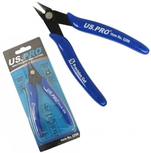 MINI SNIP CUTTER 130mm Flush Cut Side Cutting Pliers by US PRO TOOLS ...
