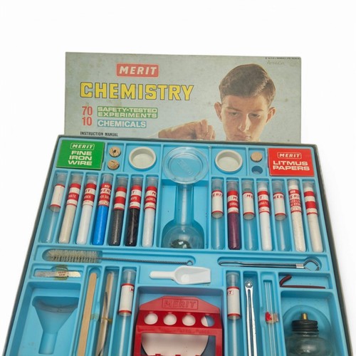 Chemistry Set No. 1 made by Merit In England 1960s VGC Nearly Complete ...