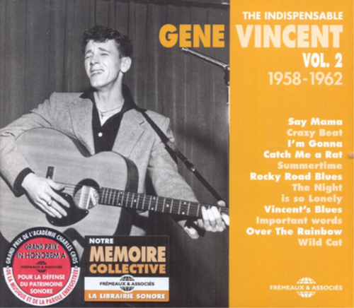 Gene Vincent The Indispensable Gene Vincent: 1958-1962 - Volume 2 (CD ...