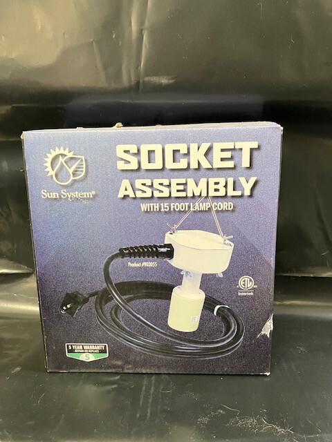 Sun System Socket Assembly With 15 Foot Lamp Cord for sale online | eBay