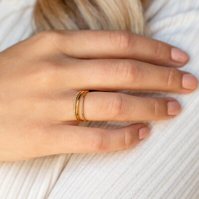Thin Stacking Rings Set | eBay Australia