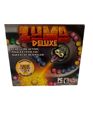 Zuma Deluxe (PC Game, 2019) Pre Owned, Great Condition - Pop Cap Mumbo ...