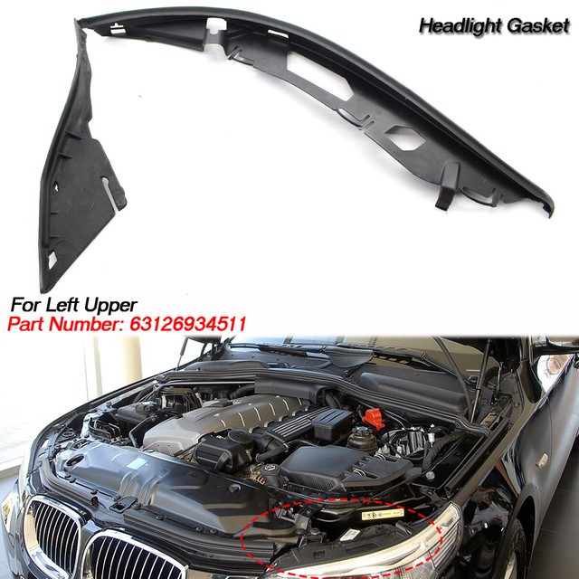 For BMW E60 525xi 528i 530i 525i 530xi Front Headlight Gasket Left ...