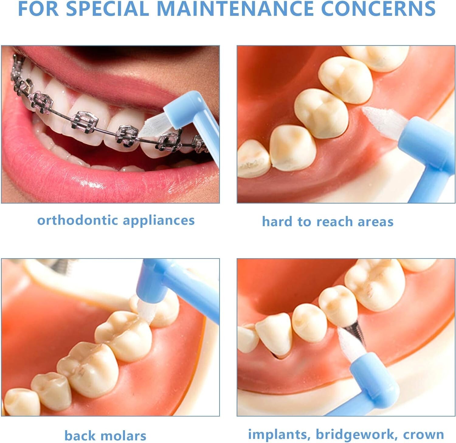 6 x TePe Compact Tuft Single Toothbrush Optimal For Precision Cleaning ...