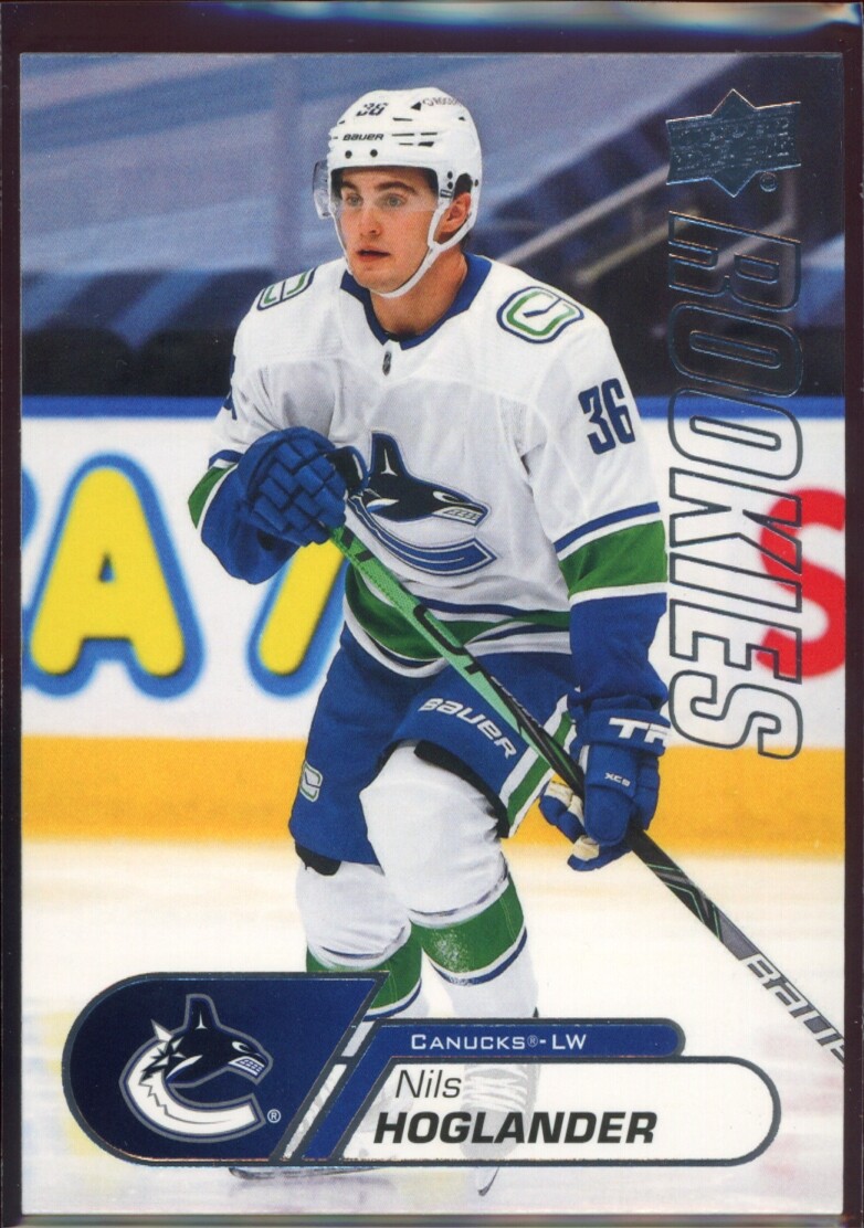 2020 Upper Deck NHL Star Rookies Box Set #18 Nils Hoglander RC Rookie ...